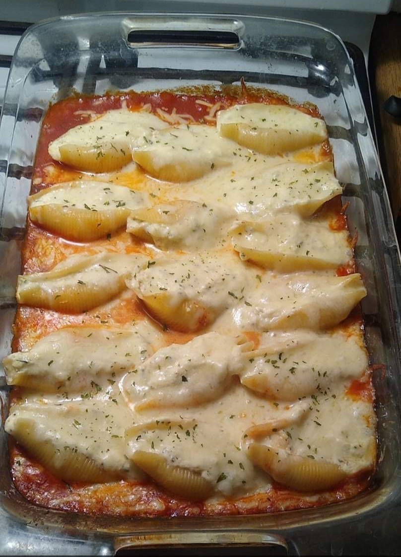 Stuffed cheese shells - FULL RECIPE