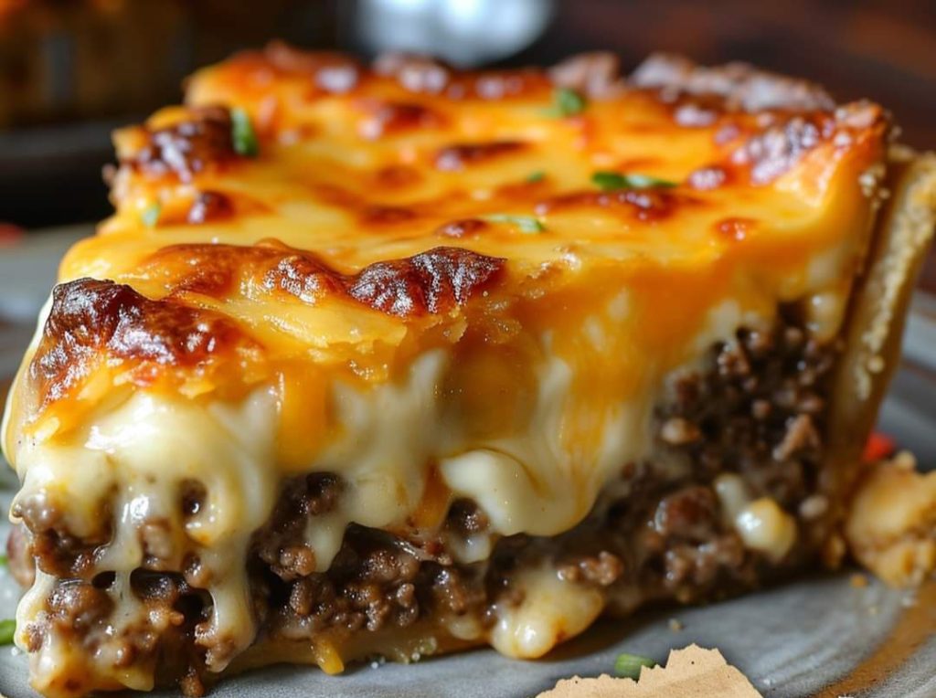 Cheesy Beef Pie - FULL RECIPE