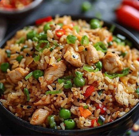 Garlic Chicken Fried Rice Recipe: Delicious and Easy - FULL RECIPE