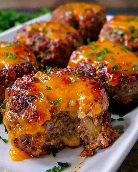 YUMMY Cheesy Stuffed Meatloaf Bites Recipe - Don’t Miss Out! - FULL RECIPE