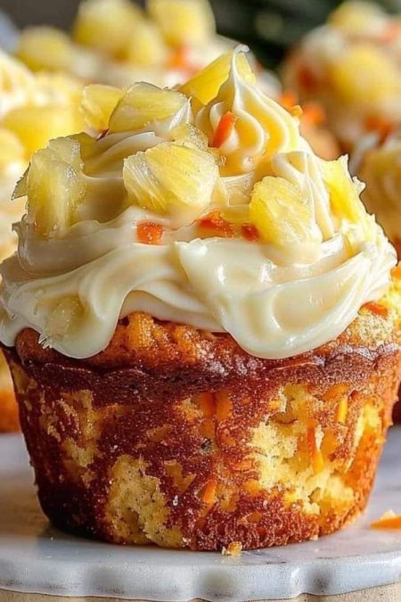 Hawaiian Pineapple Carrot Muffins - FULL RECIPE