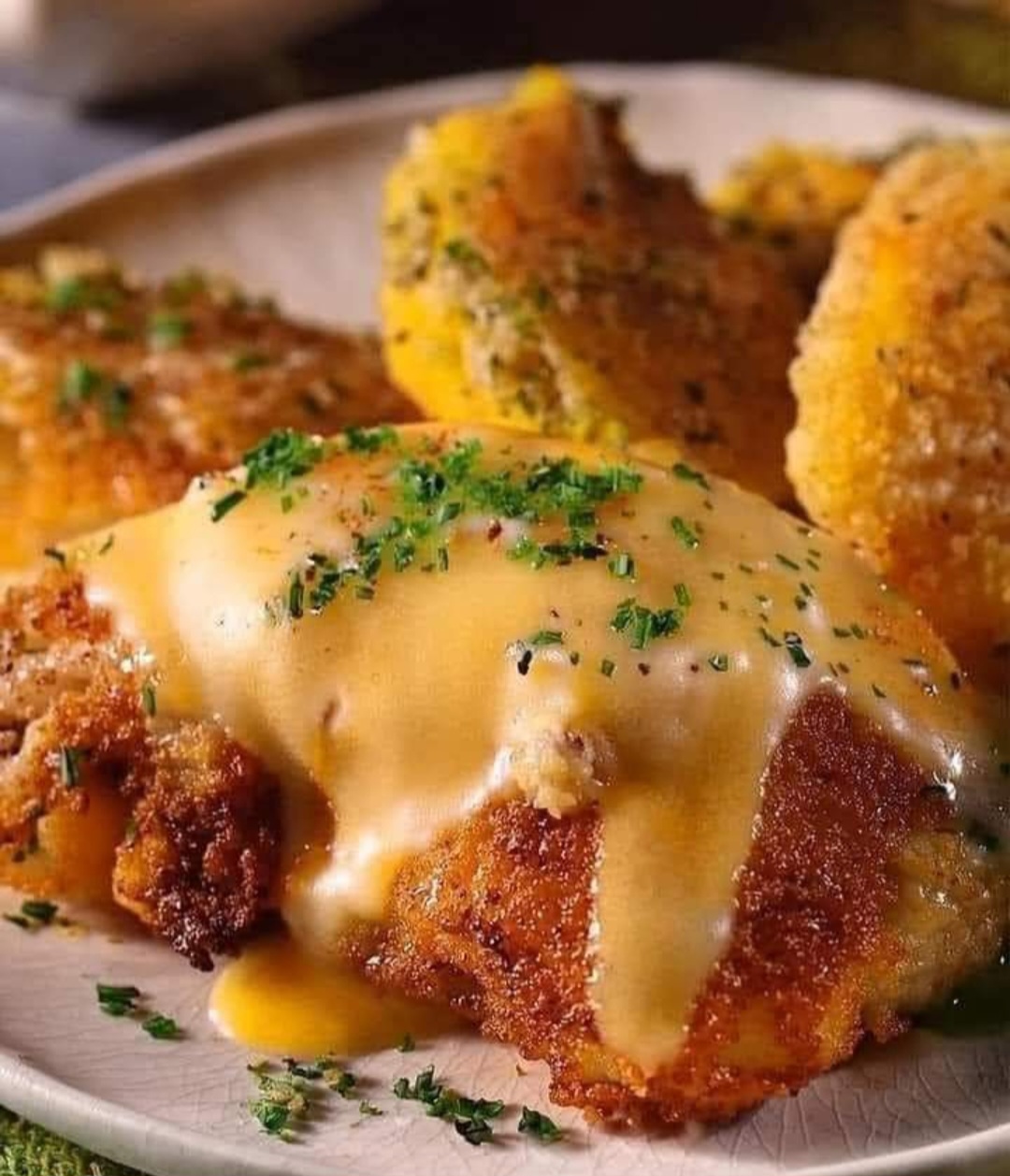 Crispy Cheddar Chicken - Baked - FULL RECIPE