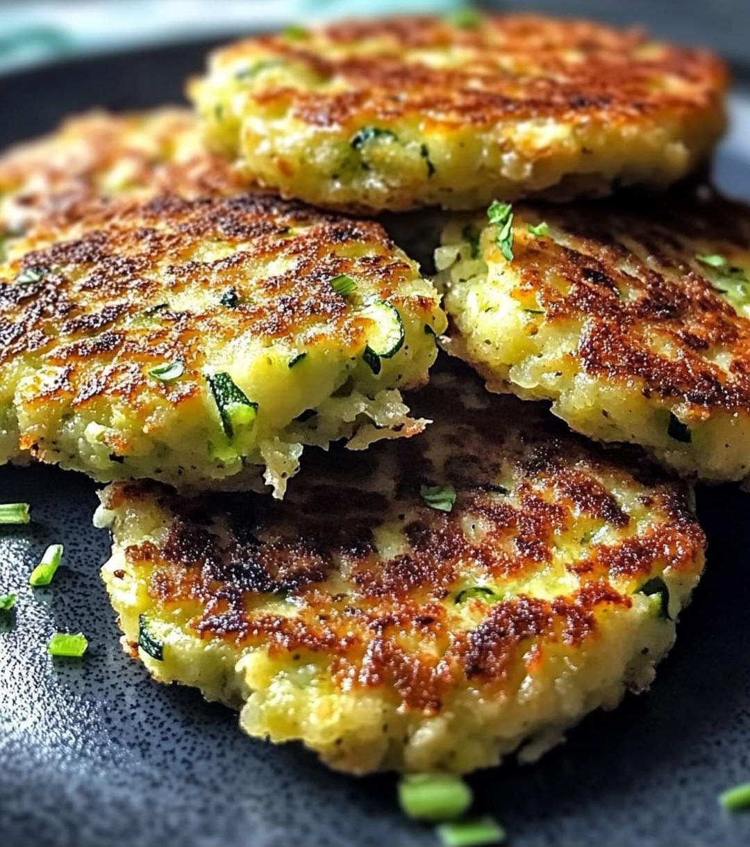 Crispy Zucchini Patties - FULL RECIPE