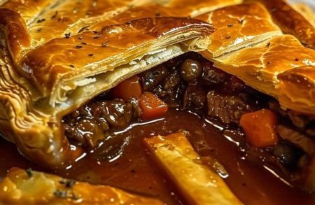 Pepper Steak Pie - FULL RECIPE