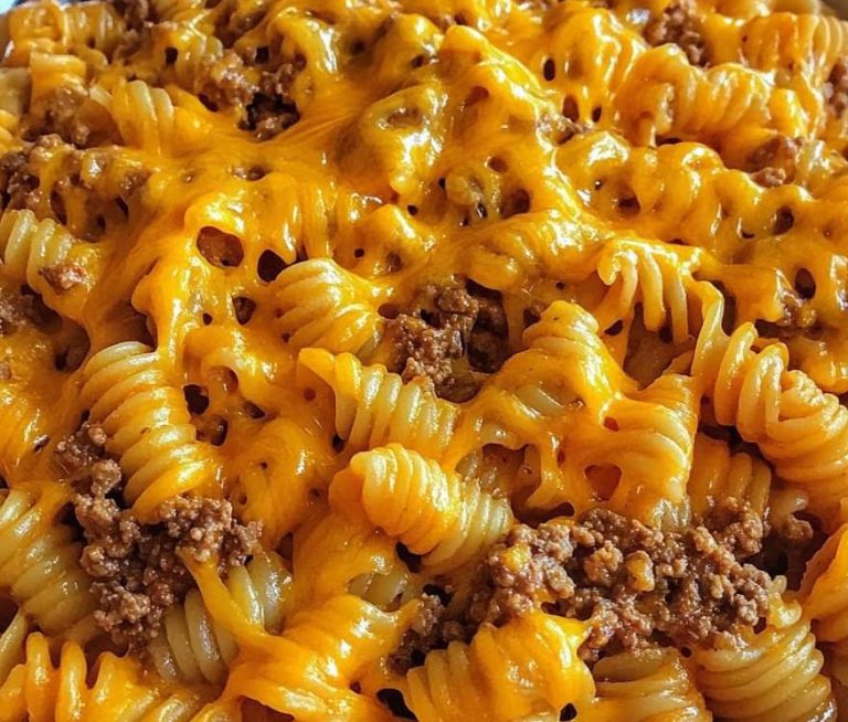 Ultimate Cheesy Beef Taco Pasta - FULL RECIPE