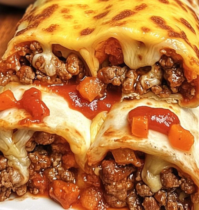 Cheesy Nacho Beef Wrap Recipe - FULL RECIPE