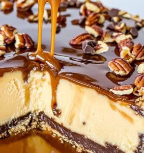 Turtle Cheesecake recipe - FULL RECIPE