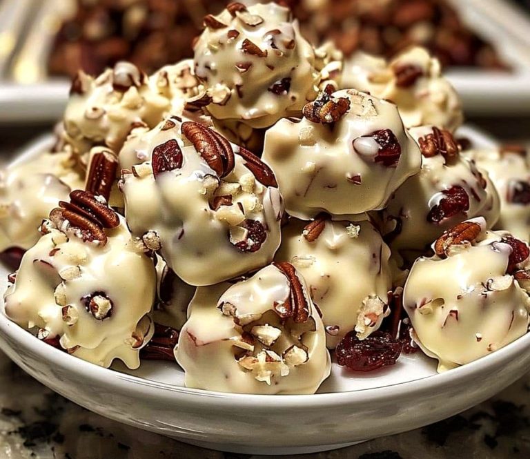 White Chocolate Cranberry Pecan Clusters Recipe - FULL RECIPE