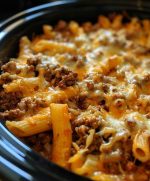 Slow Cooker Ground Beef Mostaccioli Recipe - FULL RECIPE