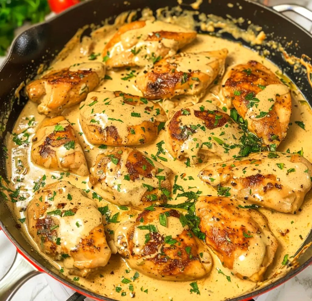 Creamy Garlic Butter Chicken Recipe - FULL RECIPE