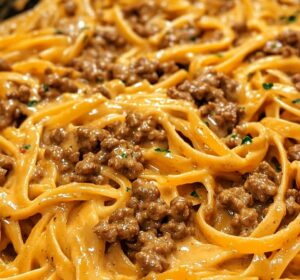 One-Pot Creamy Garlic Butter Beef Pasta - FULL RECIPE