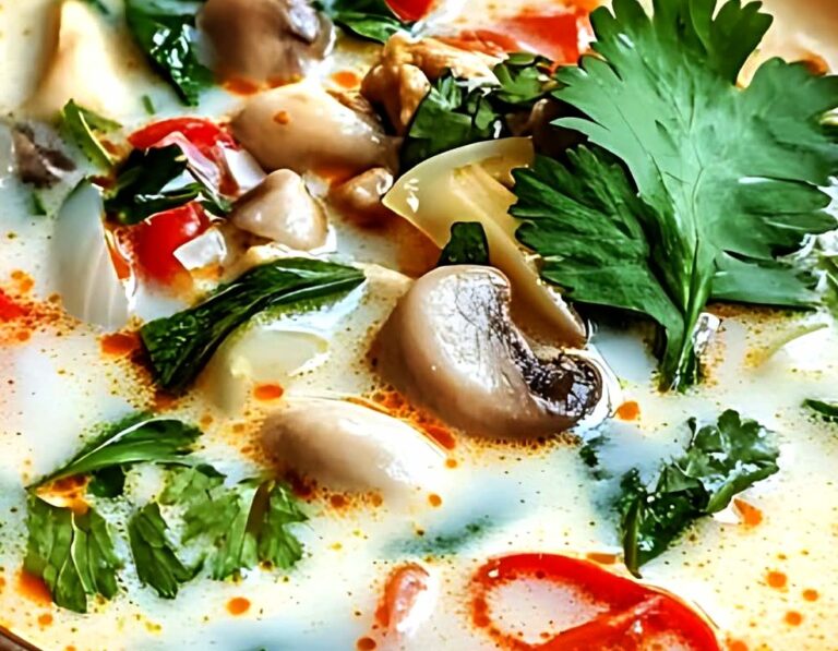 Authentic Thai Tom Kha Gai - FULL RECIPE