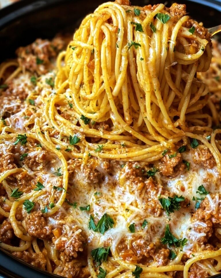 Crockpot Million Dollar Spaghetti Recipe - FULL RECIPE