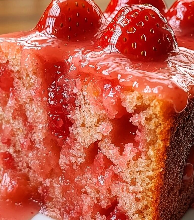 Strawberry Pound Cake with Fresh Strawberry Glaze - FULL RECIPE
