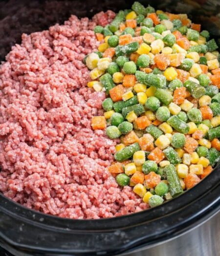 Slow cooker beef vegetable soup - FULL RECIPE