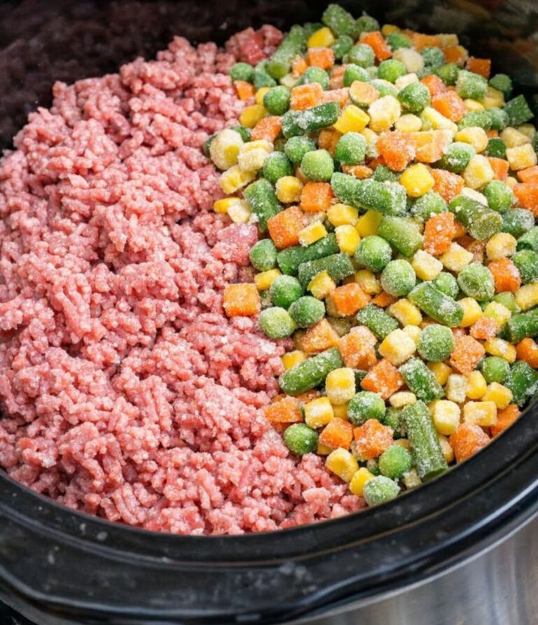 Slow cooker beef vegetable soup - FULL RECIPE