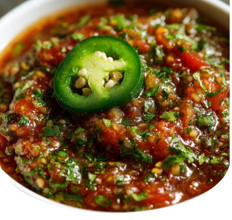 Cilantro Lime Jalapeño Salsa – Fresh Spicy Homemade Salsa Recipe - FULL ...