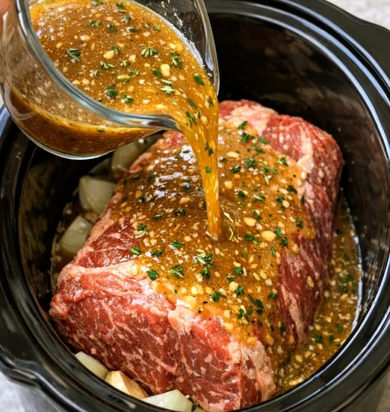 Slow Cooker Maple Dijon Beef Roast - FULL RECIPE