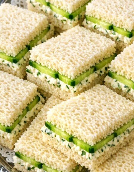 Southern 4 Ingredient Cucumber Sandwiches - FULL RECIPE