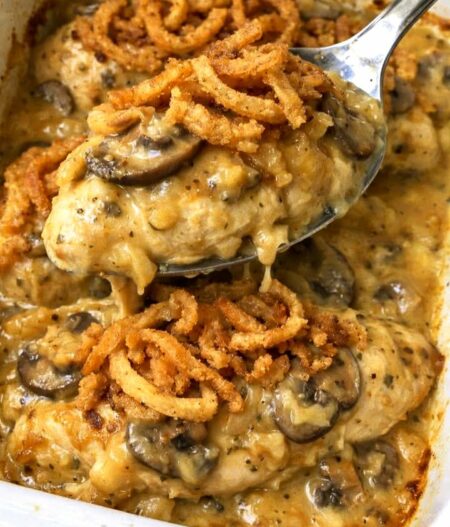 Oven Baked 4 Ingredient Chicken Royale - FULL RECIPE