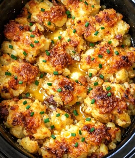 Slow Cooker Smashed Potato Bake Recipe - FULL RECIPE