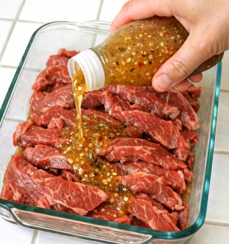 Easy Oven Baked Italian Marinated Flank Steak Recipe - FULL RECIPE